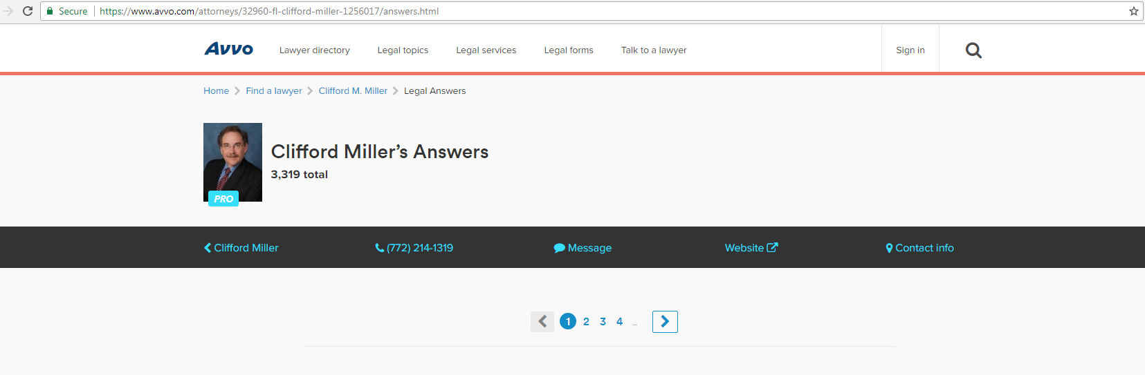 Q and A-Avvo – Miller Law Offices